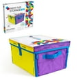 MAGNA-TILES Storage Bin & Interactive Play-Mat, The ORIGINAL Magnetic ...