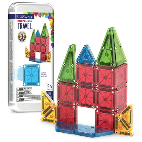 Magna-Tiles Roads 12-Piece Magnetic Construction Set for Kids Ages 3 ...