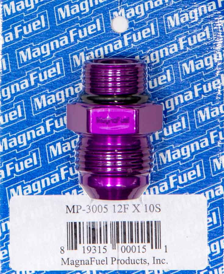 MAGNAFUEL/MAGNAFLOW FUEL SYSTEMS MP-3005 AN-NPT Fittings and Components #10 ORB to AN12 Male ...