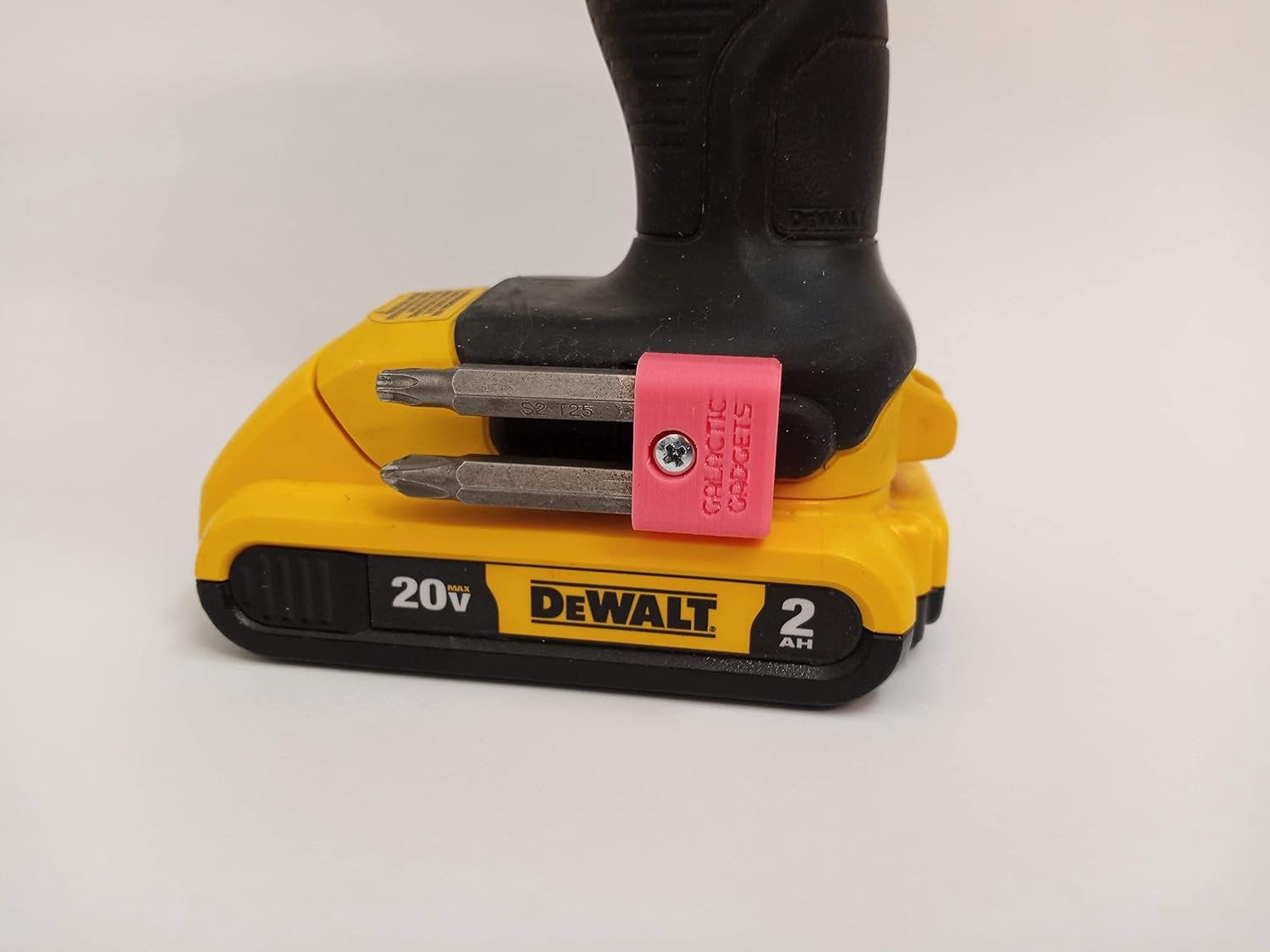 MAGNETIC Bit Holder for DEWALT 20V Drill or Craftsman V20 Drill - Side ...