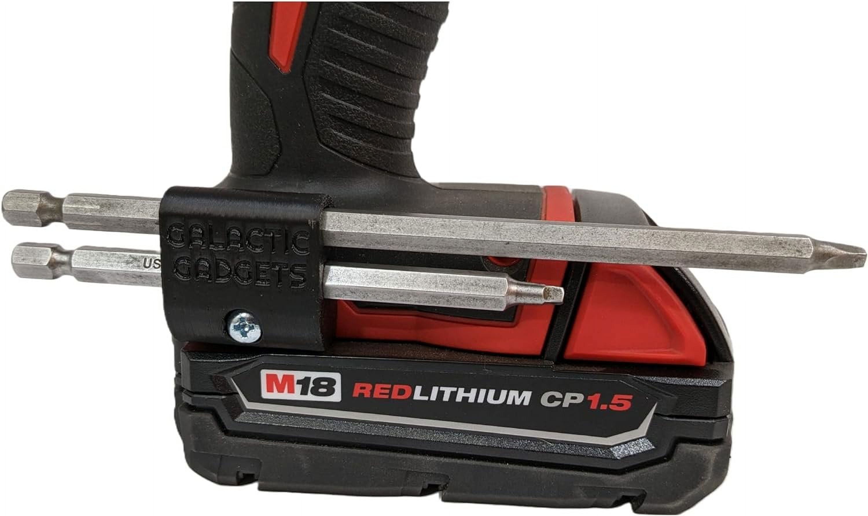 MAGNETIC Bit Holder for Milwaukee M18 Drill - Side Mounted - Strong ...