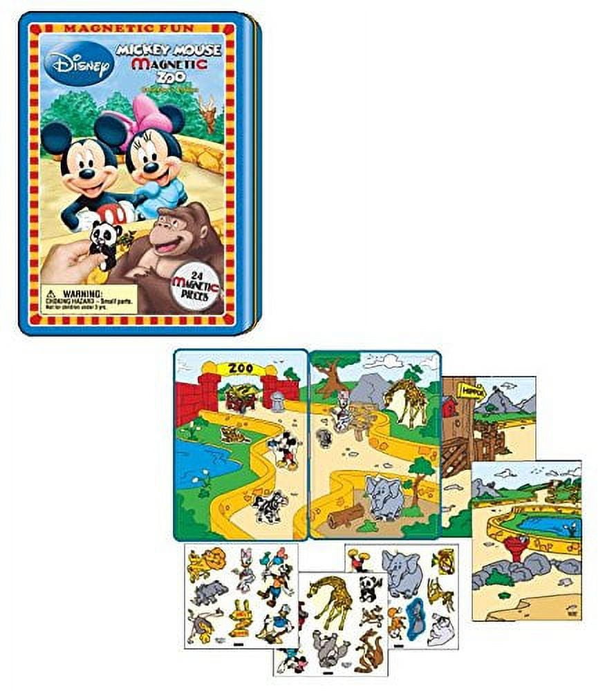 MAGNETIC FUN - MICKEY MOUSE ZOO WITH ANIMAL MAGNETS: PLAYSET ACTIVITY ...