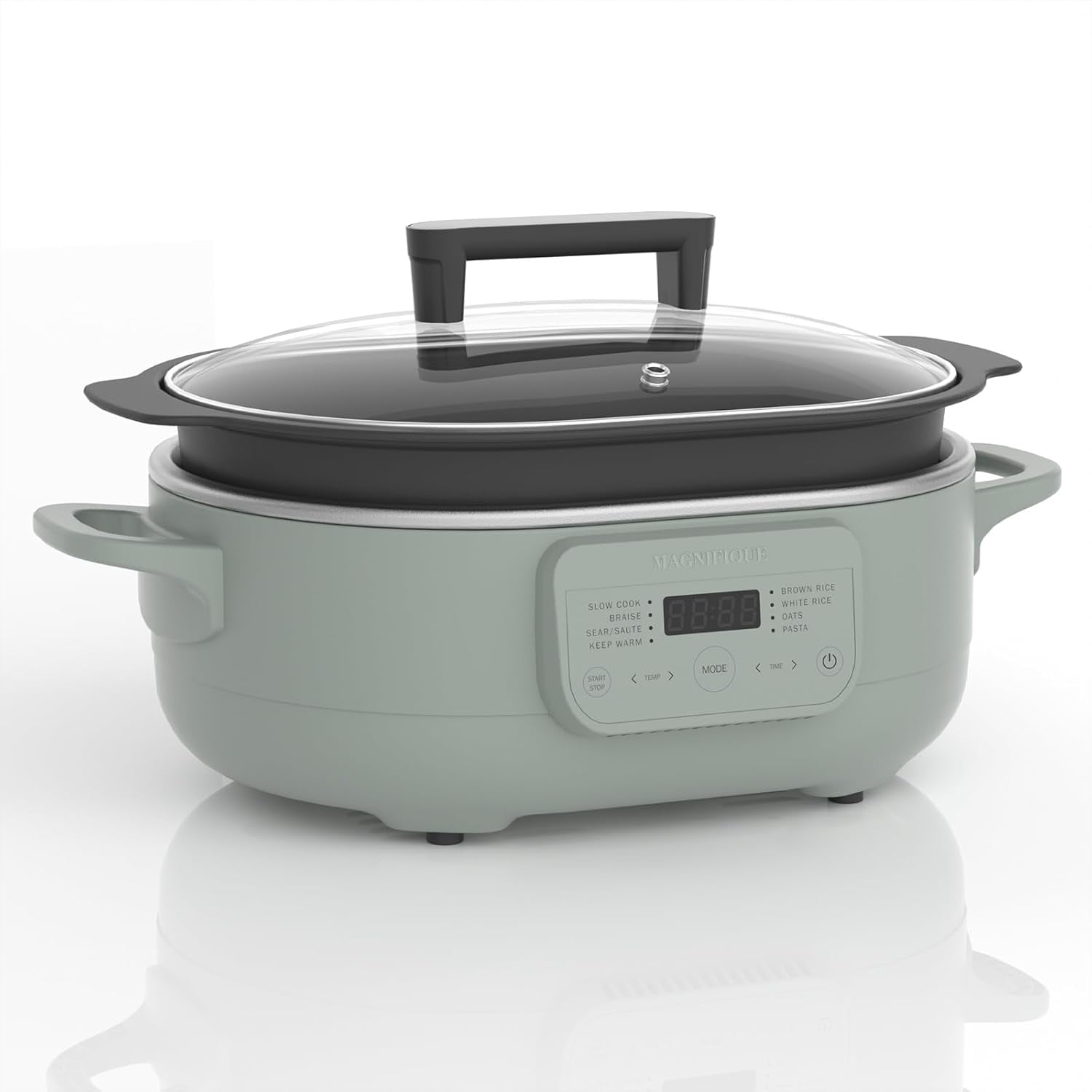 MAGNIFIQUE 6 Quart Multi-Cooker, with 8-in-1 Casserole Programmable ...