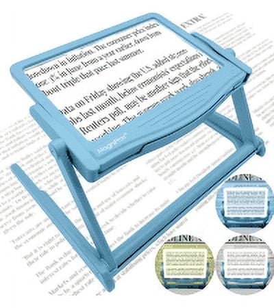 MAGNIPROS 5X Large LED Full Page Magnifying Glass with Collapsible ...