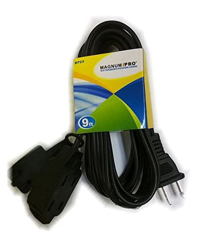 MAGNUM PRO MPE9 9ft Extension Power Cord - Walmart.com