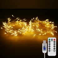GRNSHTS USB Plug In 20/50/100 LED Fairy String Lights DIY Micro Copper ...