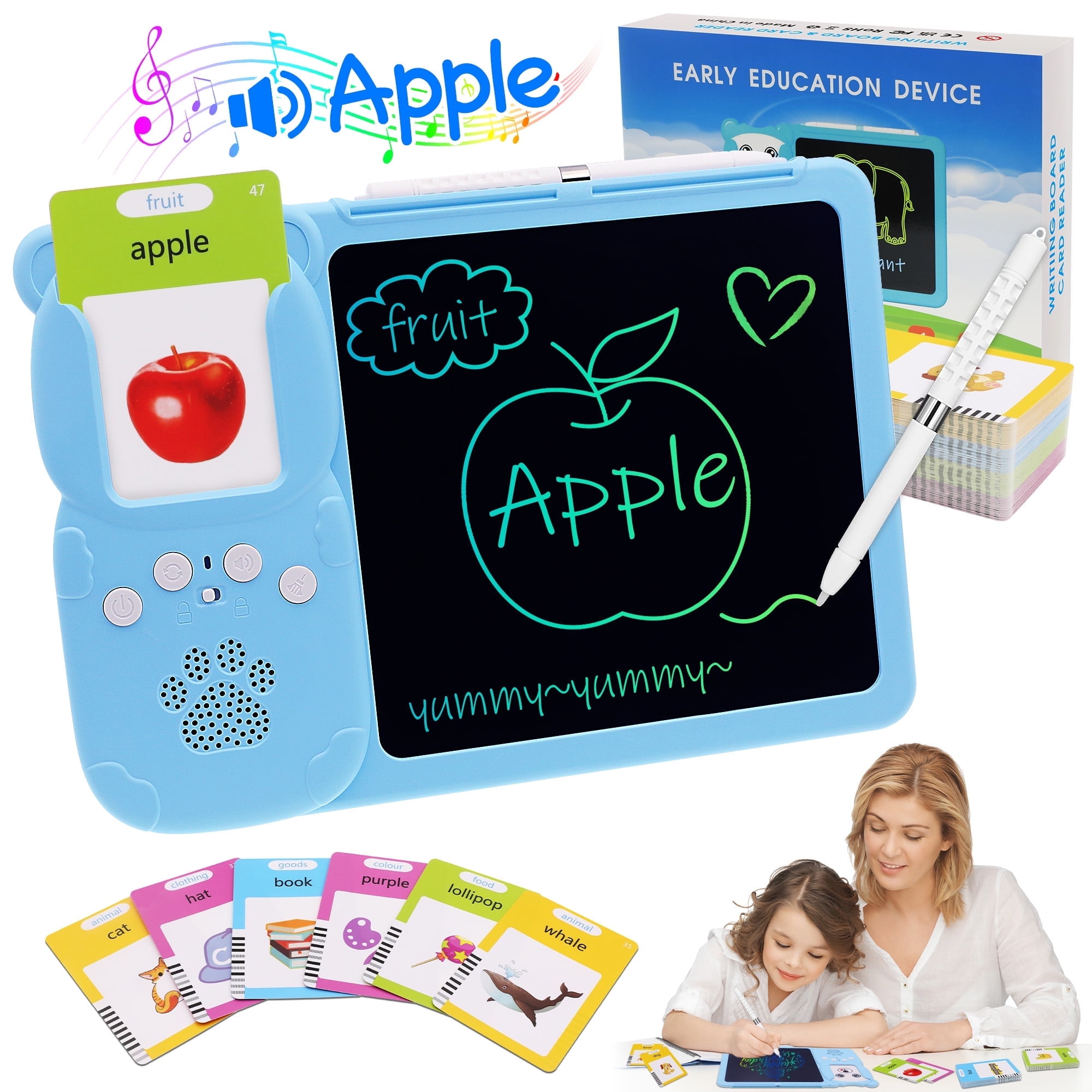 MAGOTAN LCD Drawing Tablet Toy, 224 Sight Words for Ages 1-6 Years ...