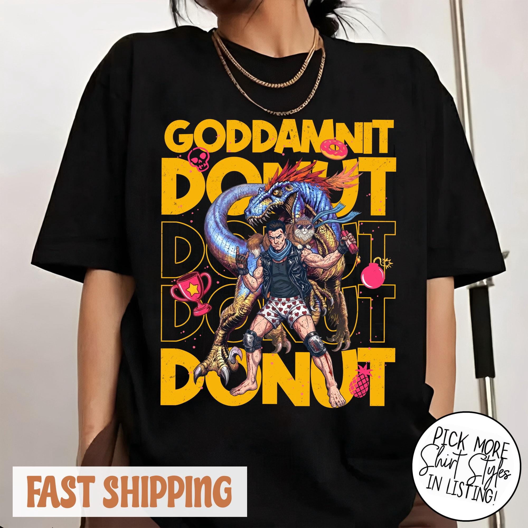 MAGSHIRT Dungeon Crawler Carl Donut Mongo Shirt, Goddamnit Donut Shirt ...