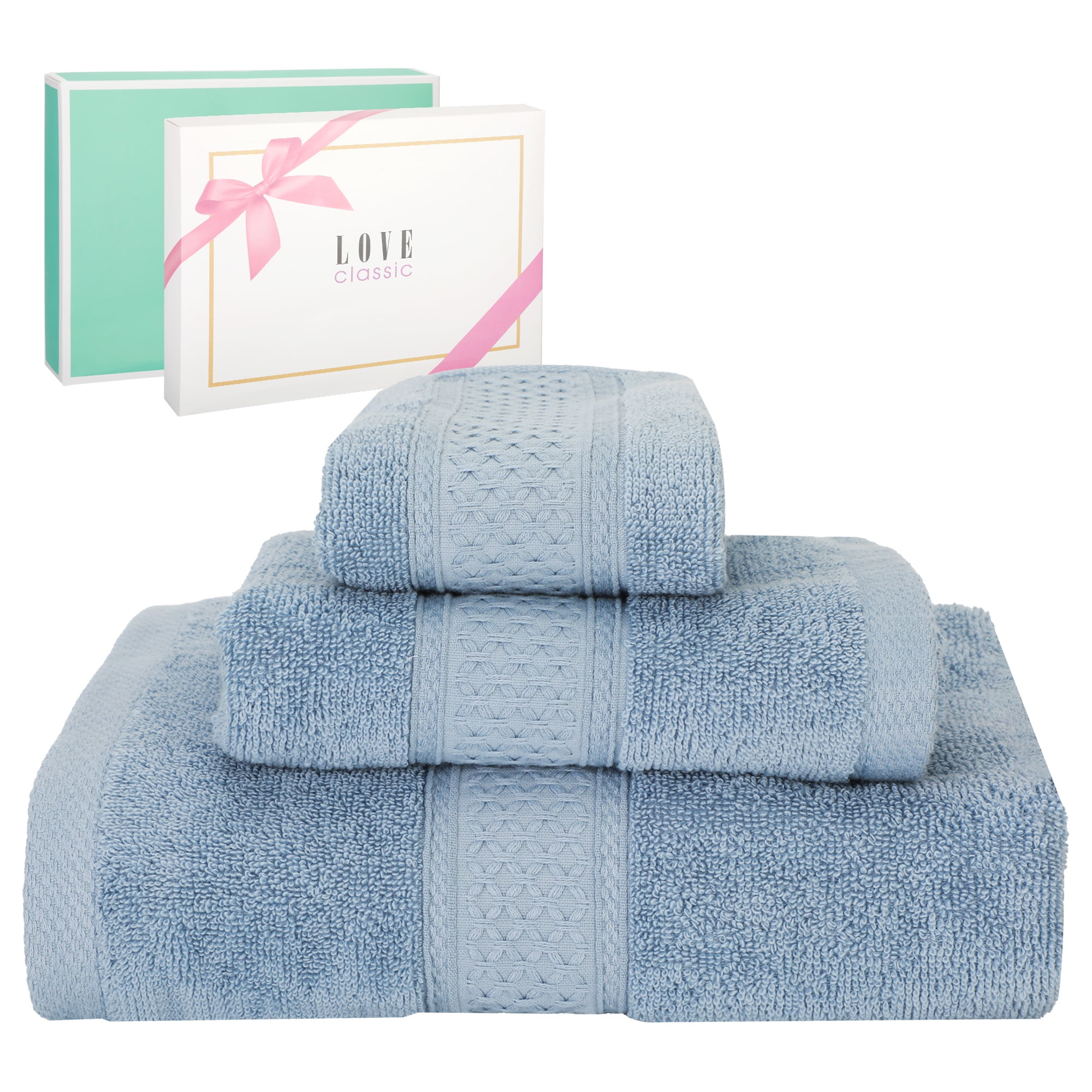 MAGULA 3 Piece Bath Towels Set with Gift Box,Bath Towels on Clearance ...