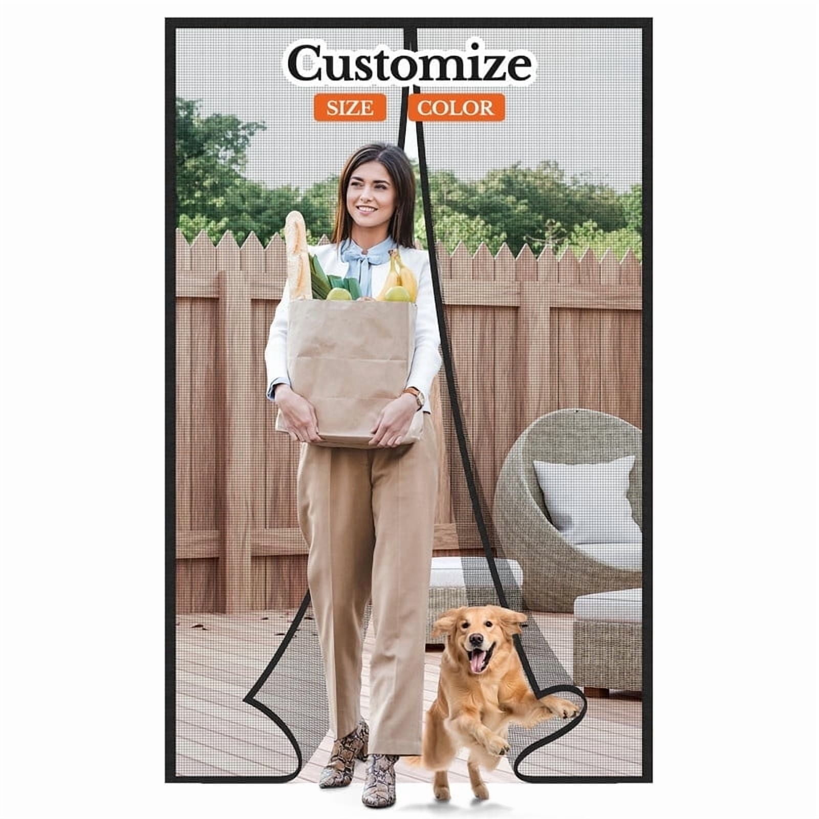 MAGZO Customized Magnetic Screen Door with Width Between 60.01" to 70 ...
