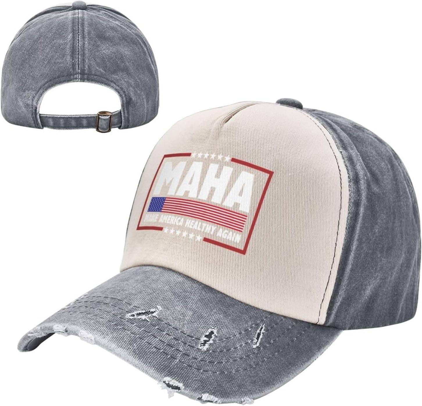 MAHA Make America Healthy Again Baseball Cap Adult Adjustable Casual ...