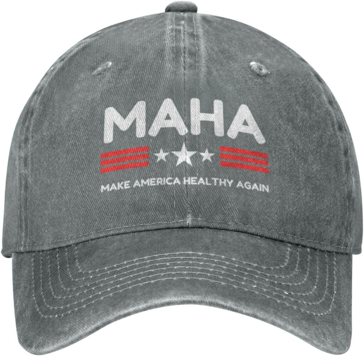 MAHA Trucker Hat - Adjustable Make America Healthy Again Hats Trump ...