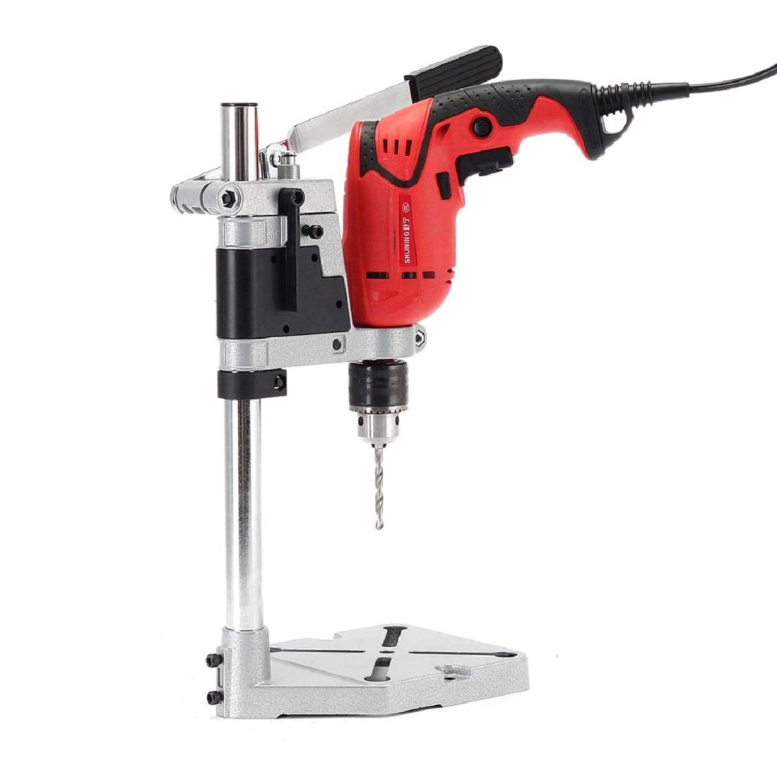 MAHARAJ Complete Hand Drill Machine Stand 400mm Mini Drill Stand Bench ...