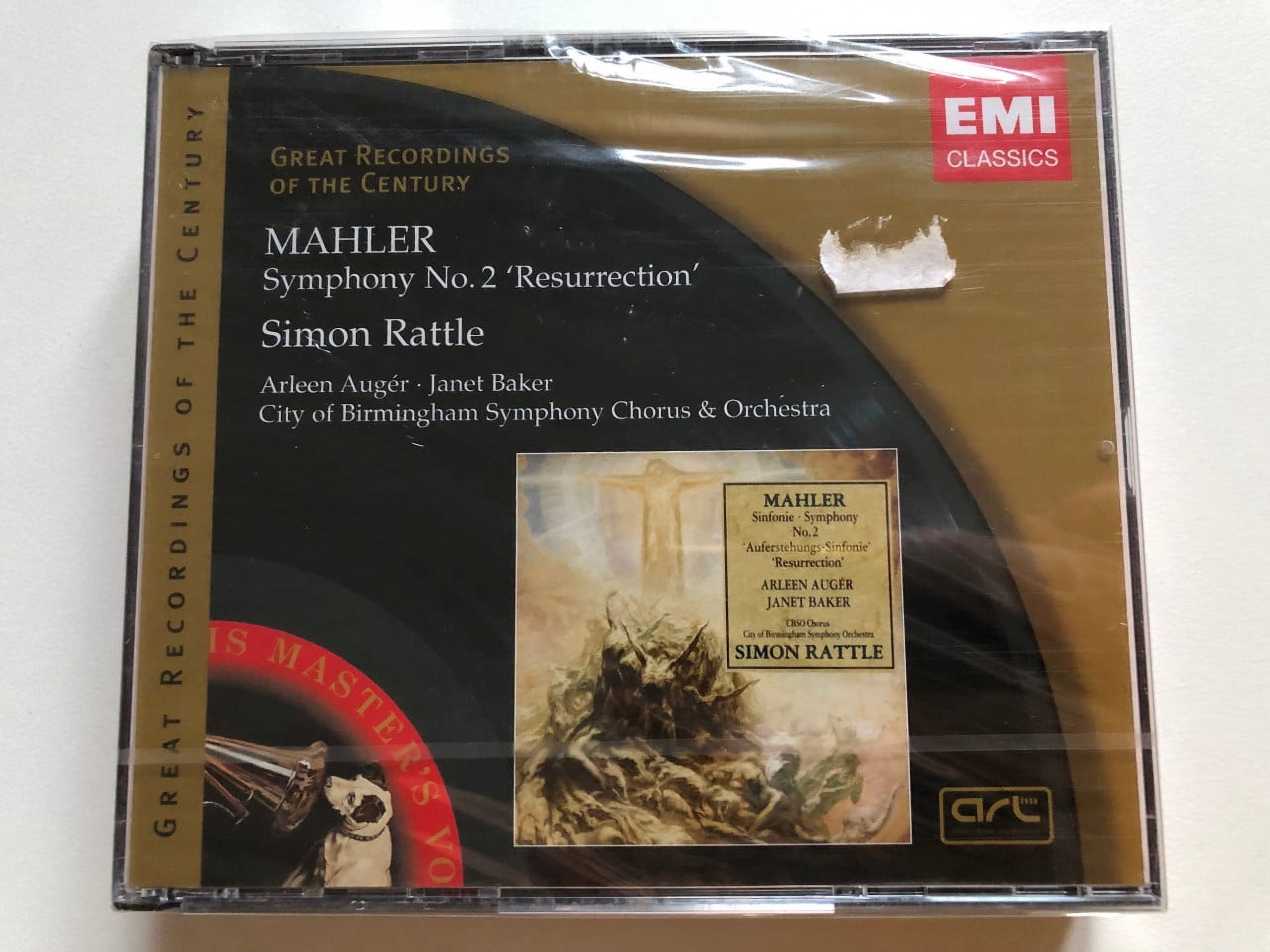 Mahler: Symphony No. 2 'Resurrection' - Simon Rattle, Arleen Augér, Janet Baker, City Of ...