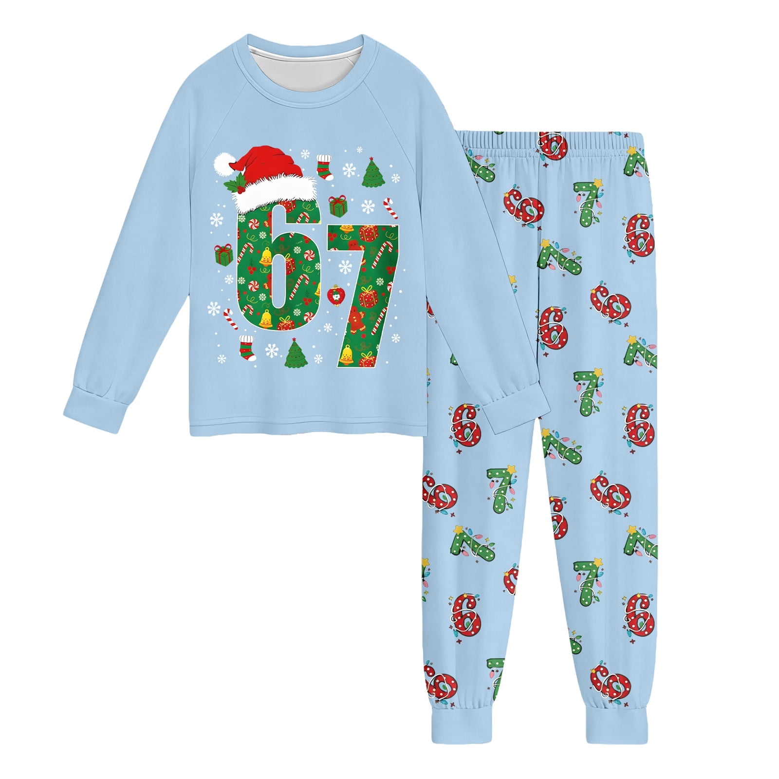 MAIHAN-Christmas 67 Shirts and Pants Outfit Set for Kids Six Seven 6 7 ...