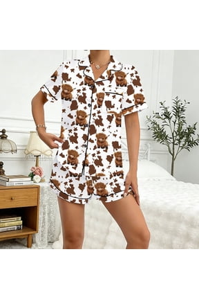 Cow Pajamas Womens