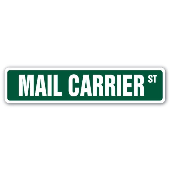 MAIL CARRIER Street Sign letter handler deliver USPS retirement ...
