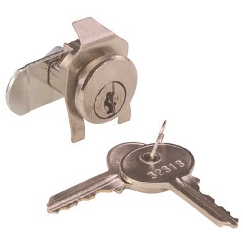 National Brand Alternative 808218 Zinc Alloy Mailbox Lock Brushed ...