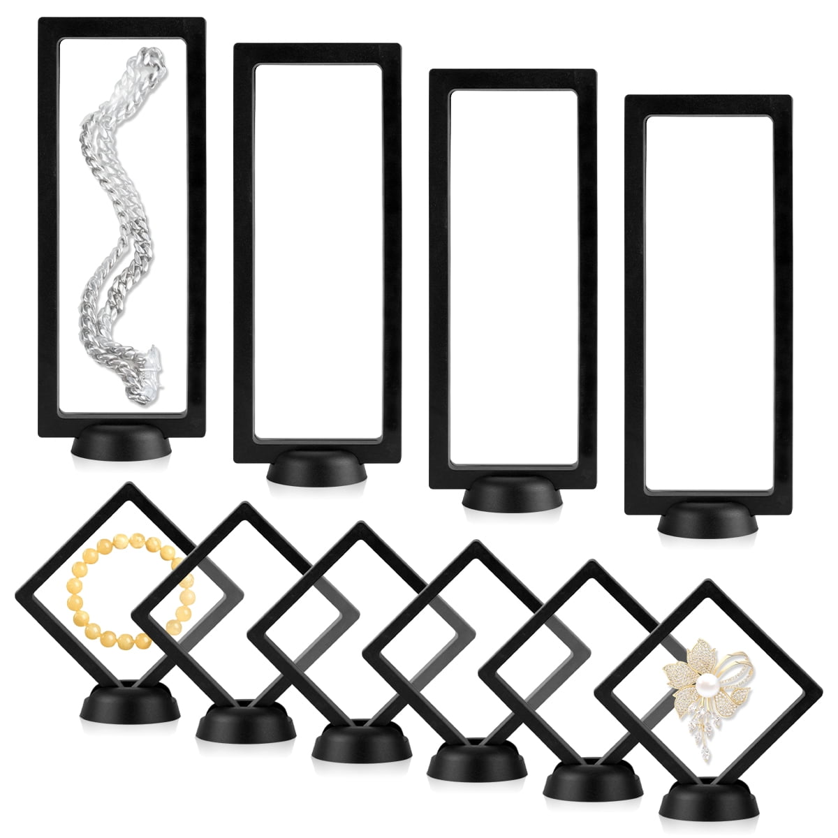 MAILINI 10PCS 3D Floating Frame Display Case, Transparent Floating ...