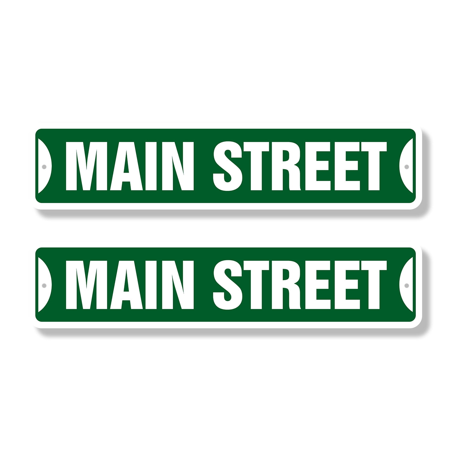 MAIN ST Classic Street Sign (2 Pack) Childrens Name Room Sign Road Sign ...