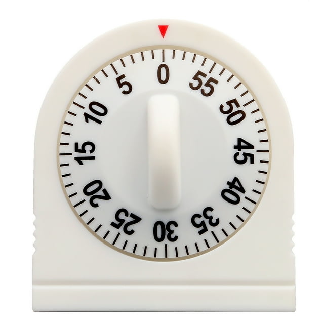 MAINSTAYS ABS Mechanical Timer In White Color With Black Large Numbers ...