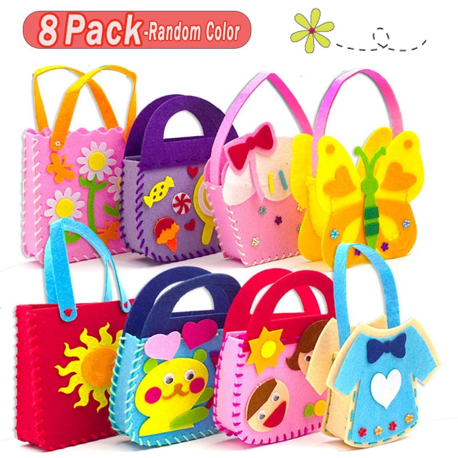 MAINYU 8 Pack Kids Sewing Kits, DIY Craft and Sew Kits, Preschool Toys ...