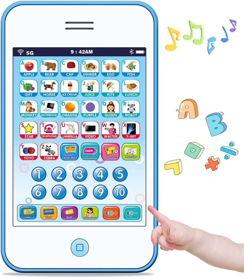 MAINYU Kids Tablet, Kids Phone ABC Learning for Toddlers Baby Cell ...