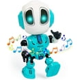 MAINYU Mini Robot Toy for Kids, Talking Robot with Voice Recorder, LED ...