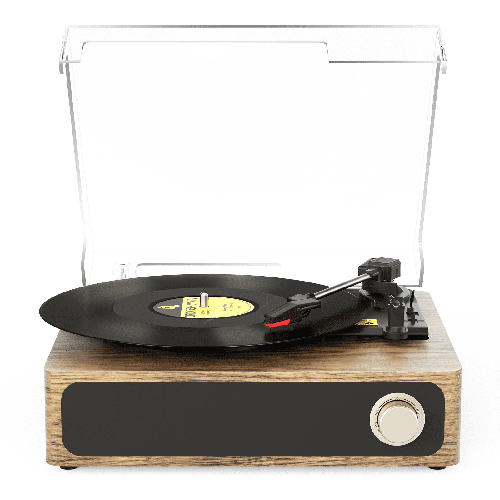 MAIO Record Player, Portable Vintage Turntable, 3-Speed 33/45/78 RPM ...