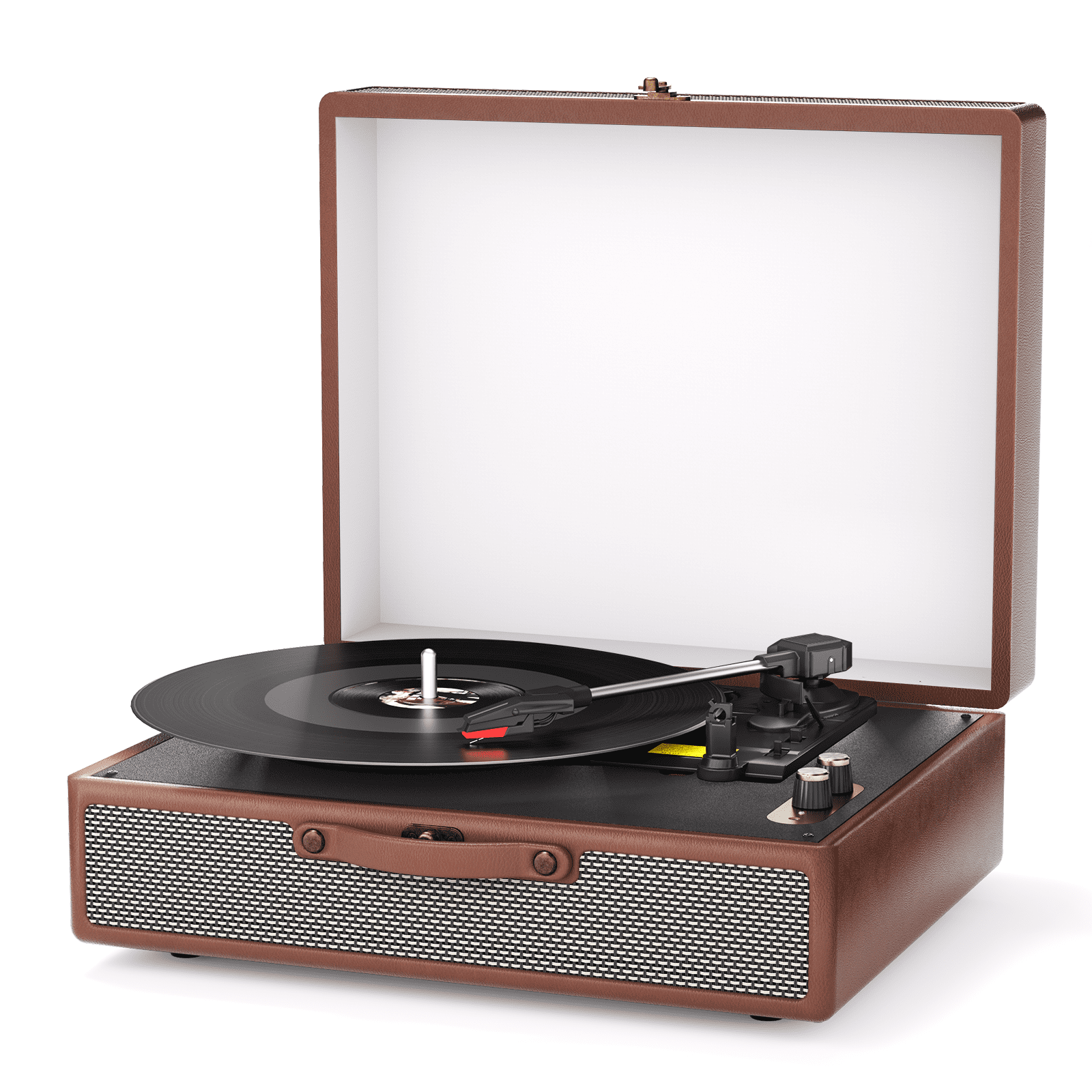 MAIO S350 Record Player Portable Suitcase Audio, 3-Speed Vinyl Spinner ...