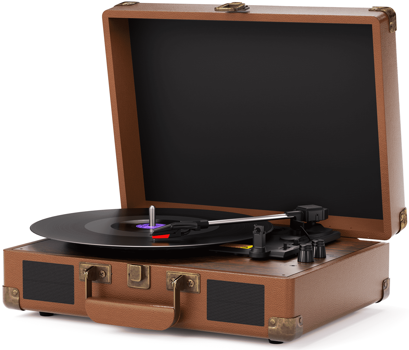 MAIO Turntable Record Player, 3-Speed 33/45/78RPM Vinyl Spinner with 2 ...