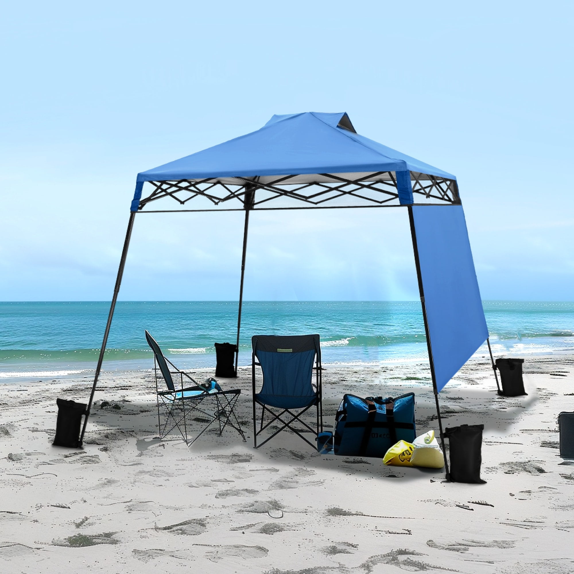 MAISON ARTS 12x12' Canopy with One Sidewalls UV Block Sun Shade Canopy ...