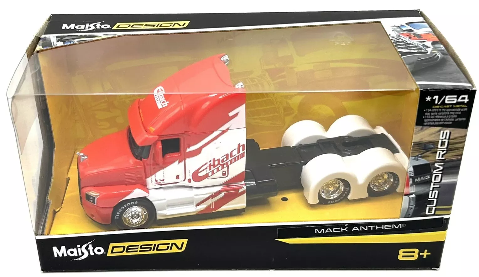 MAISTO DESIGN MACK ANTHEM CUSTOM RIGS 1:64 - Walmart.com