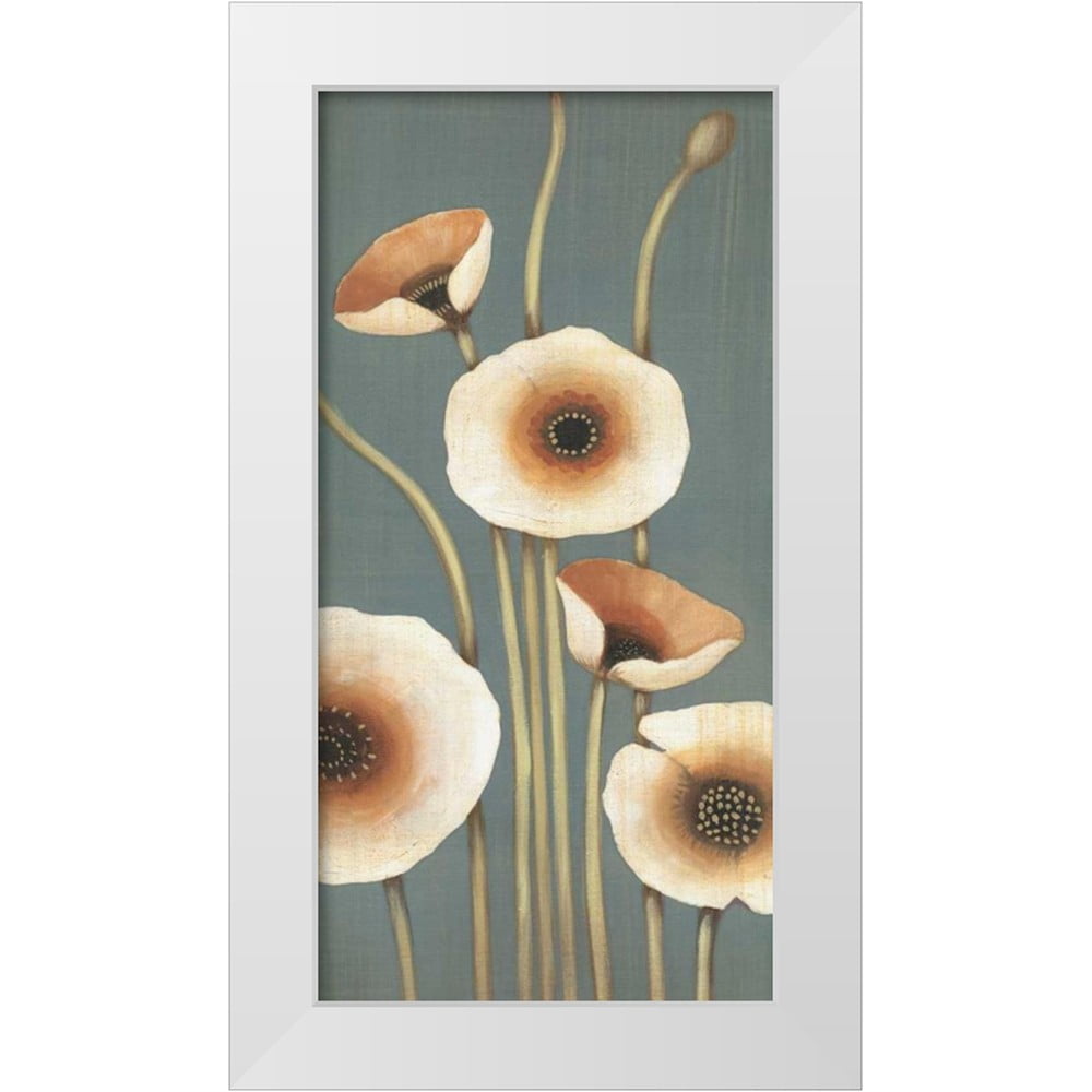 MAJA 14x24 White Modern Wood Framed Museum Art Print Titled - Buttercup ...
