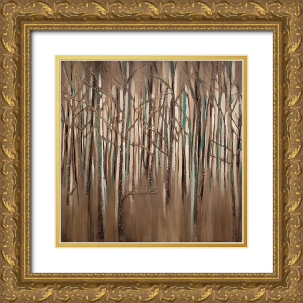 MAJA 20x20 Gold Ornate Wood Framed with Double Matting Museum Art Print ...
