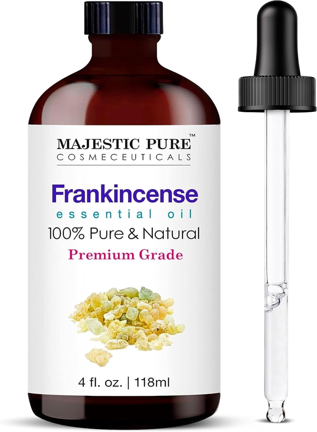 MAJESTIC PURE Frankincense Essential Oil with Glass Dropper | 100% Pure ...