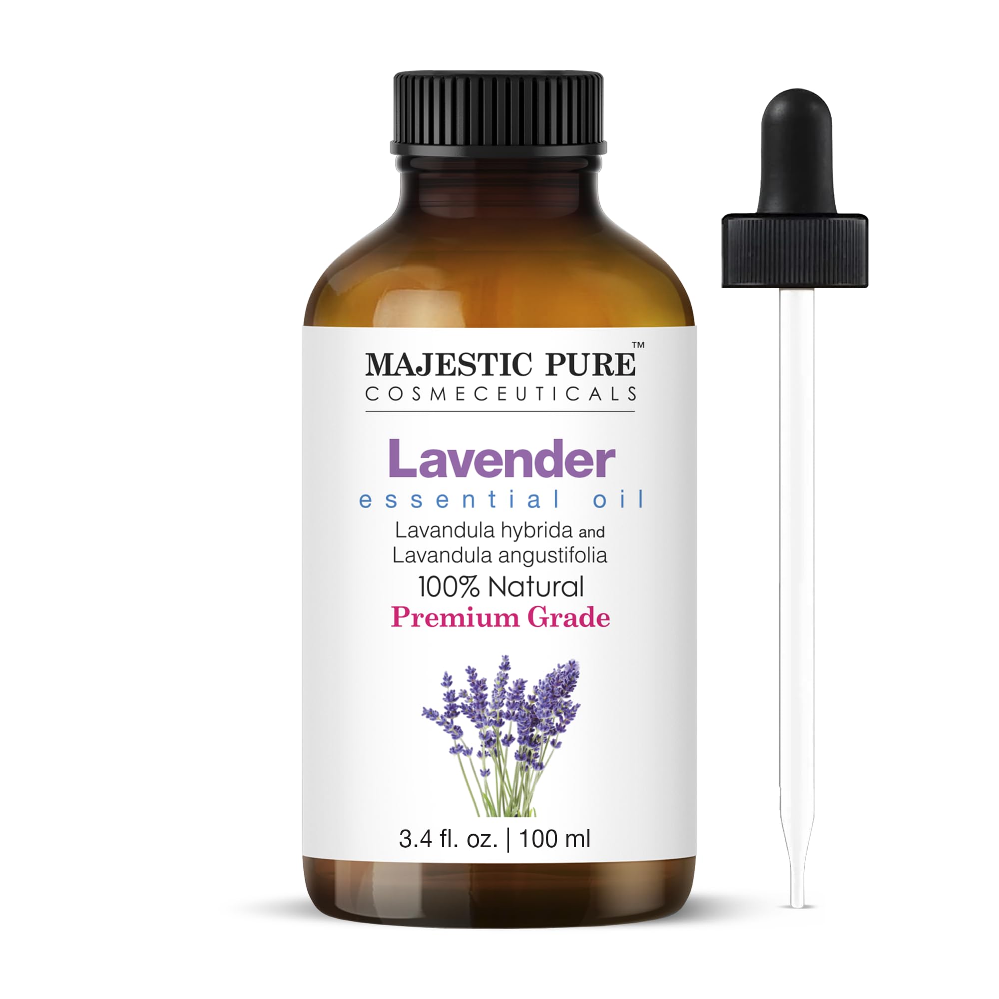 MAJESTIC PURE Lavender Essential Oil | 100% Pure and Natural | Premium ...