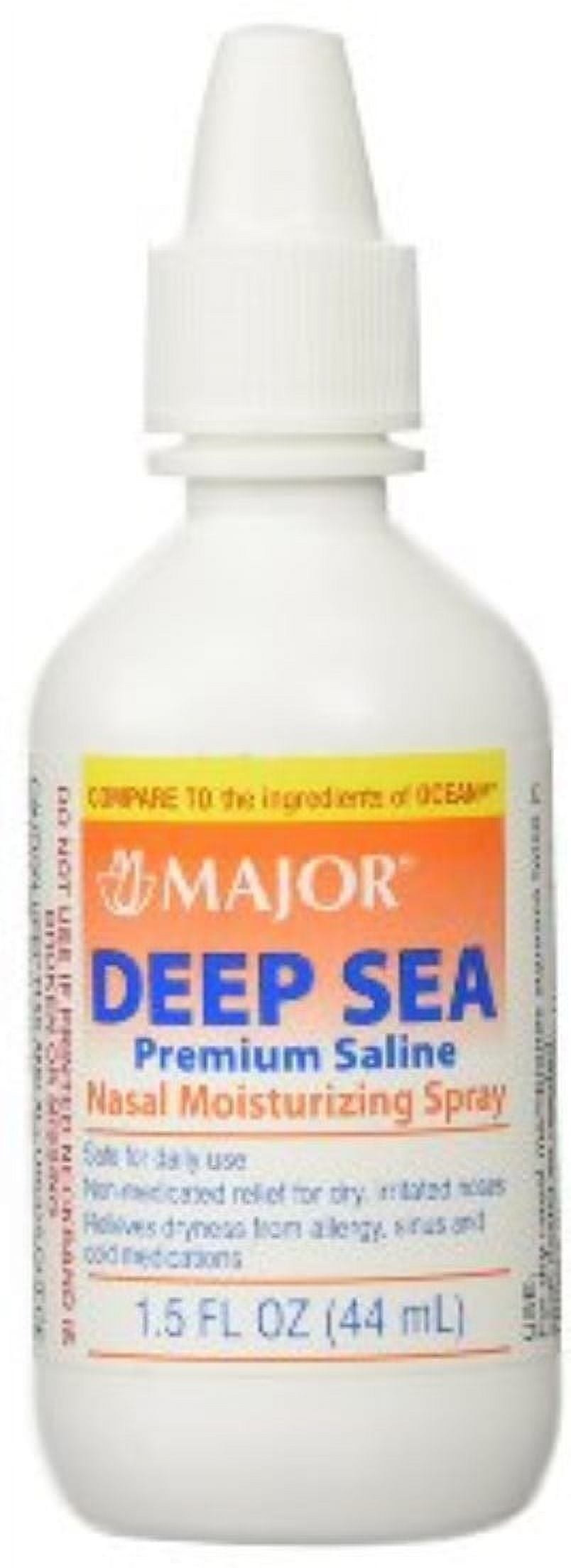 MAJOR Deep Sea Saline Nasal Spray 1.5 oz (Pack of 3) - Walmart Business ...