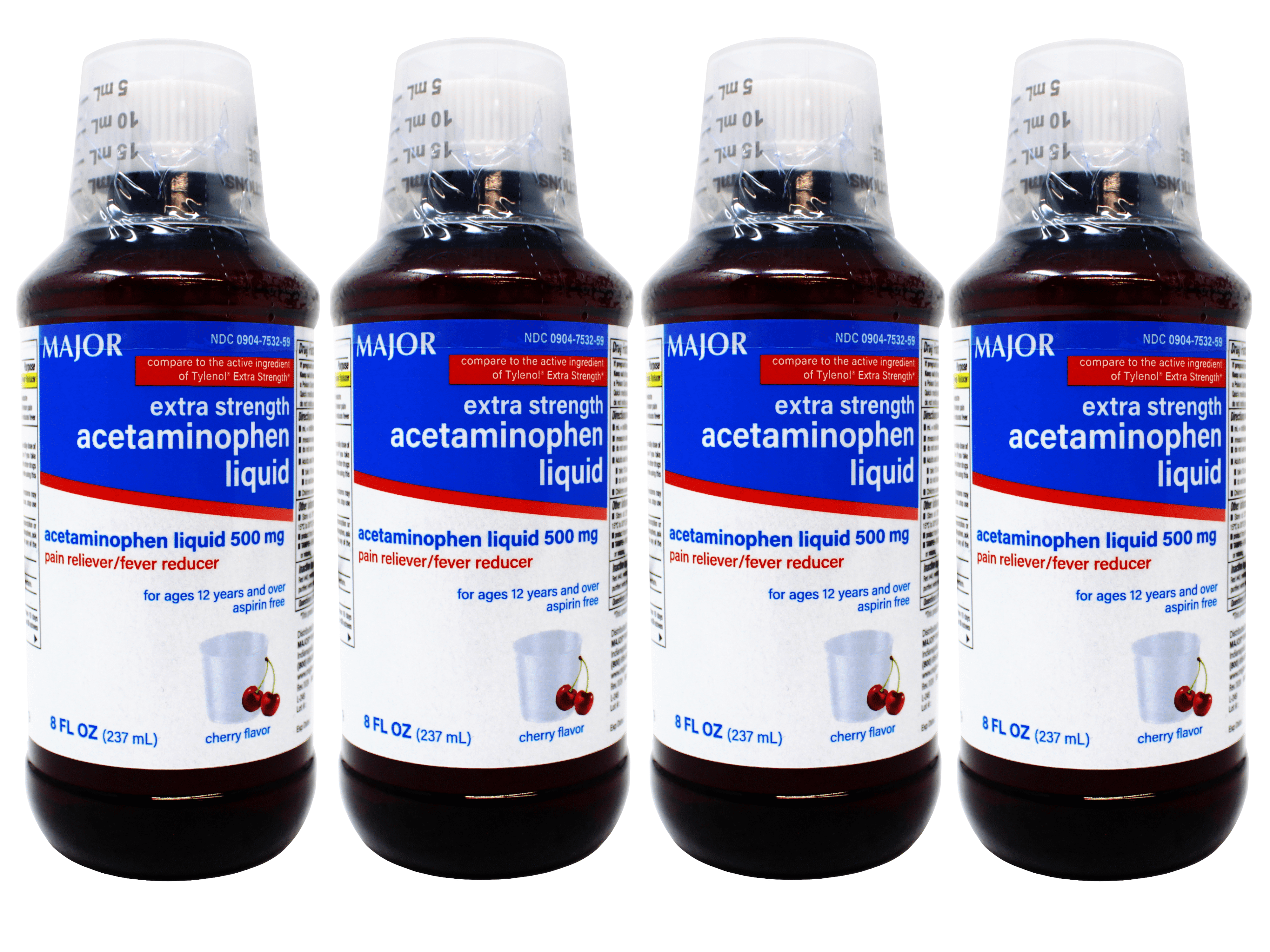 MAJOR Extra Strength Acetaminophen Liquid, 500 mg per 15 mL, Pain ...