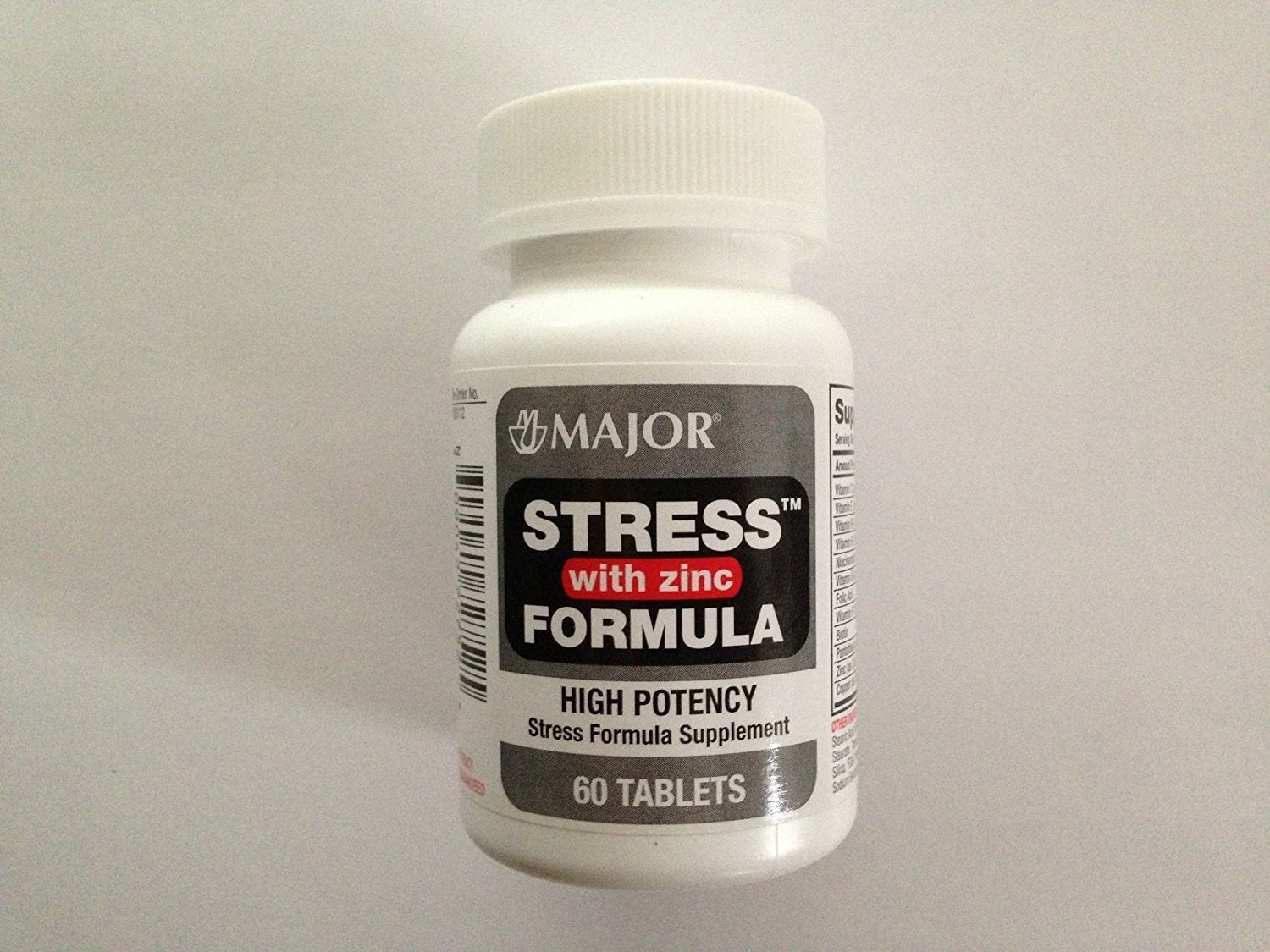 Major Stress Formula with Zinc and Ascorbic Acid - 600mg, 60 Tablets ...