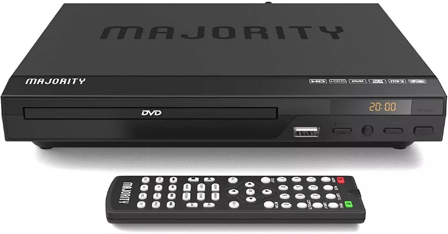 MAJORITY DVD CD Player, HDMI Input, USB Playback, RCA, Multi-Region ...