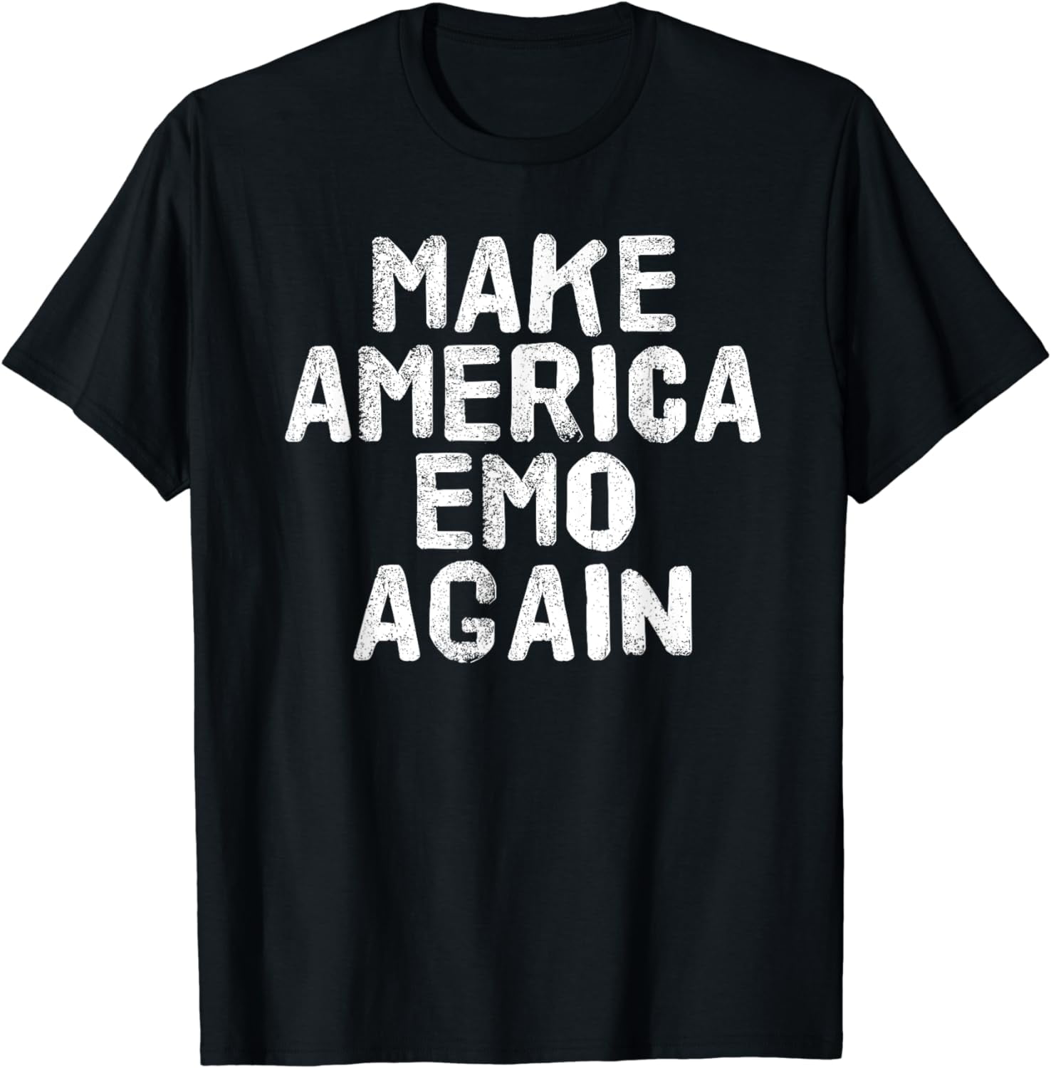 MAKE AMERICA EMO AGAIN Funny Goth US Gift Idea T-Shirt - Walmart.com