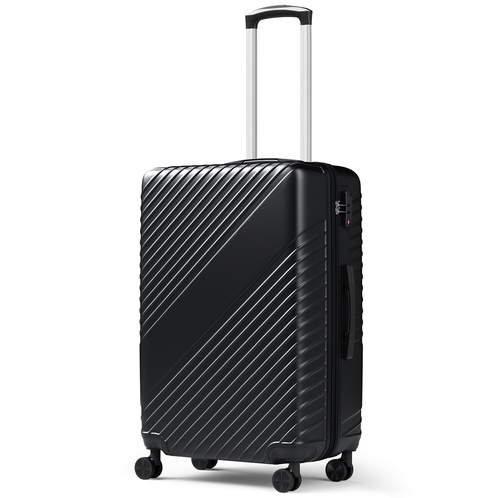 WASUHE 20" Hardside Carry-on Expandable Luggage,Hardshell Suitcase With ...