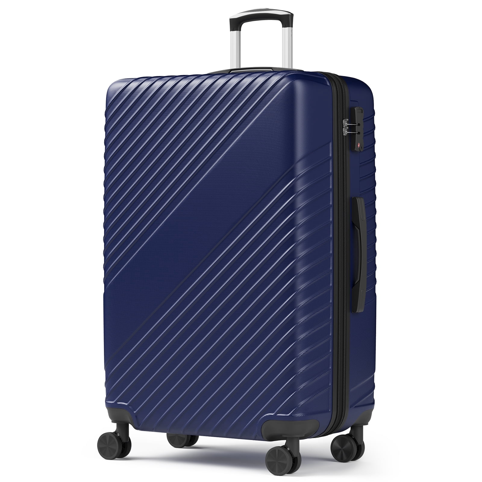 WASUHE 28" Hardside Large Checked Expandable Luggage,Hardshell Suitcase ...