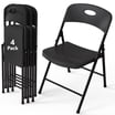 Gianna 4P Folding Chair Indoor Outdoor Portable Stackable Waterproof ...