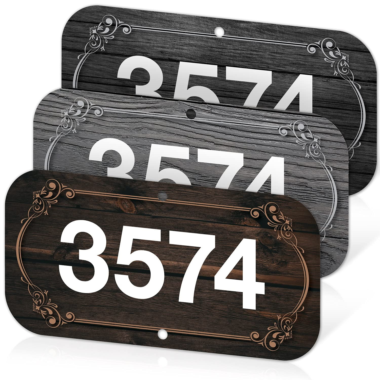 MAKEGELD Address Sign, Custom Personalized House Numbers for Outside ...