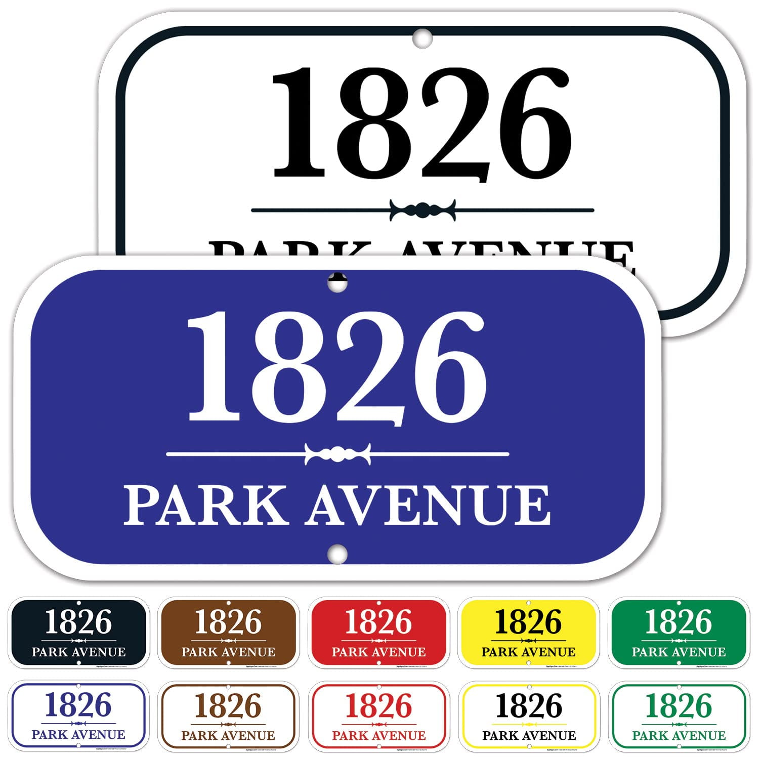 MAKEGELD Address Sign, Custom Personalized House Numbers for Outside ...