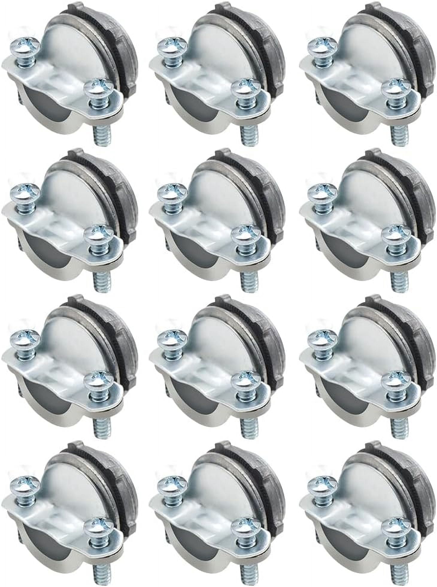 MAKERELE 12-Pack 1/2 Inch Clamp Type Cable Connectors - UL Listed ...