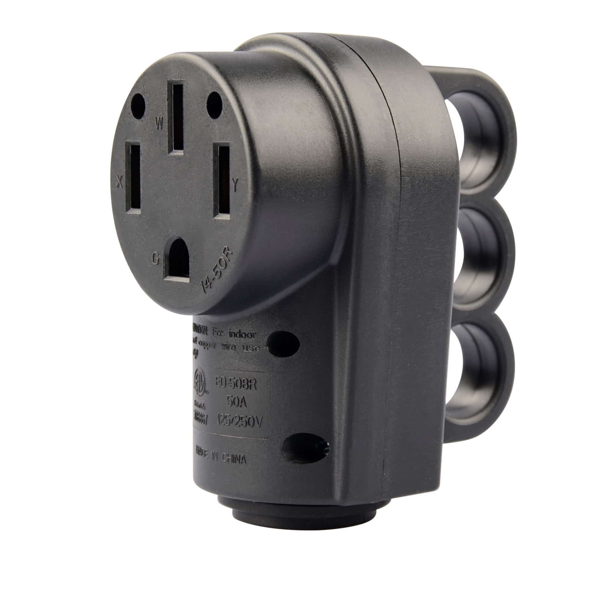 Makerz 0 93 50 Amp Replacement Receptacle for 50 Amp RV Power Cable ...