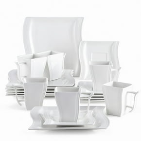 White Square Dinnerware